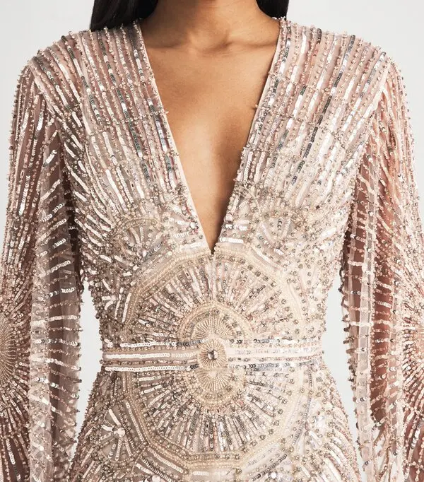 Zuhair Murad Embellished Winter Garden Gown