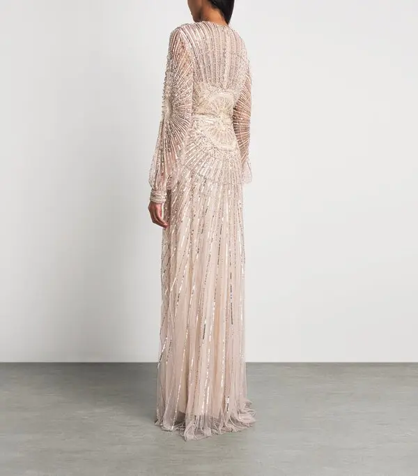 Zuhair Murad Embellished Winter Garden Gown