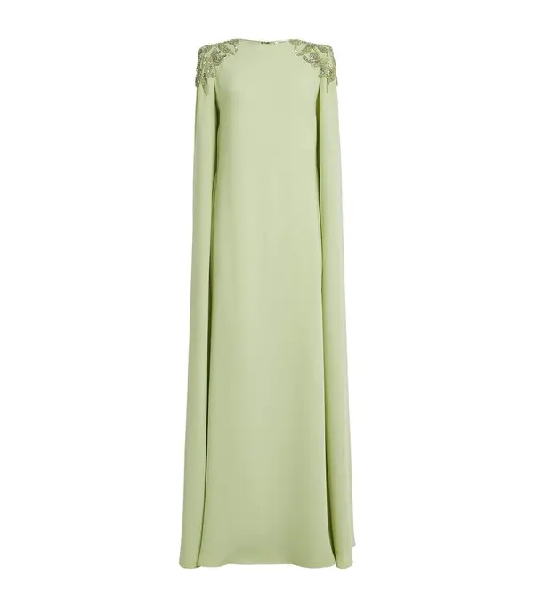 Zuhair Murad Embellished Cape Gown