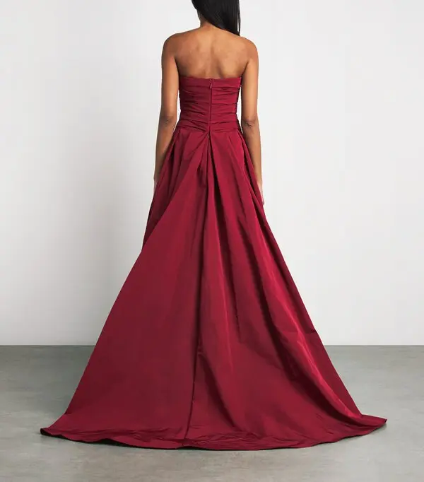 Zuhair Murad Strapless Ruched Gown