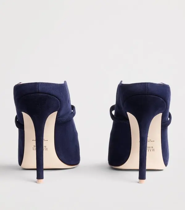 MALONE SOULIERS Suede Embellished Maureen Arc Heeled Mules 100