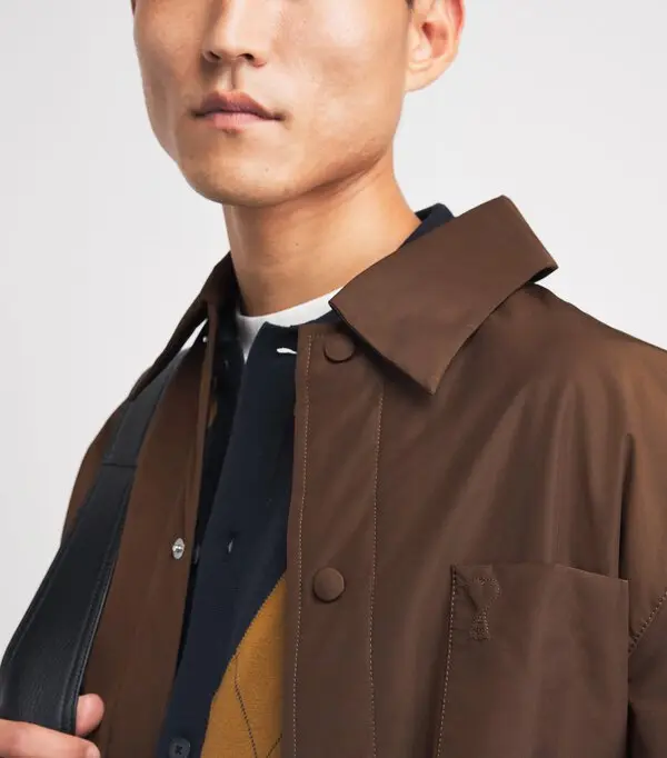 AMI Paris De Coeur Padded Overshirt