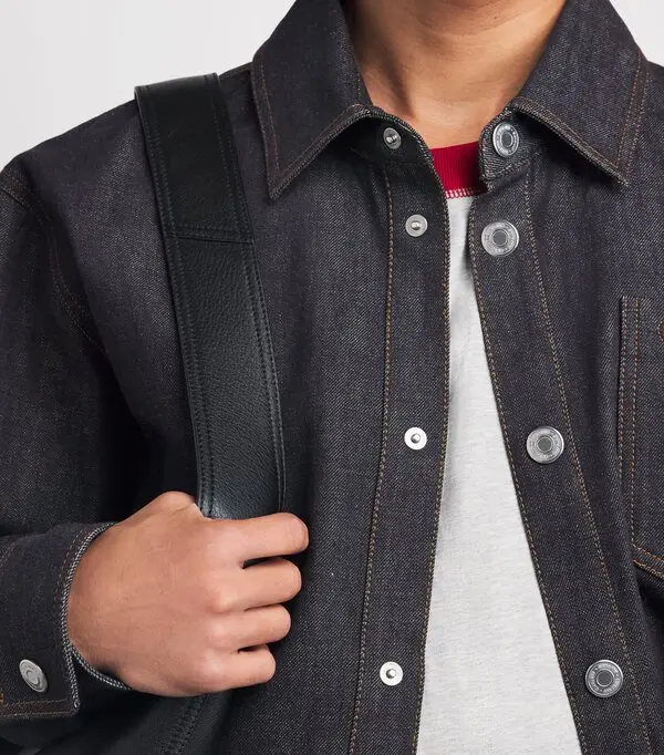 AMI Paris Denim De Coeur Overshirt