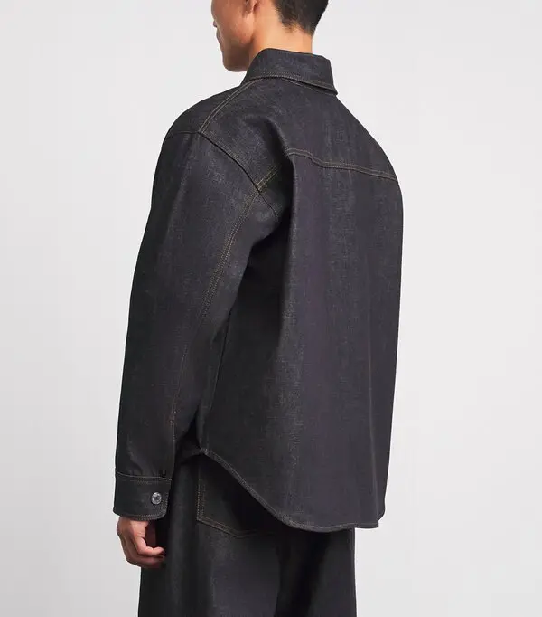 AMI Paris Denim De Coeur Overshirt