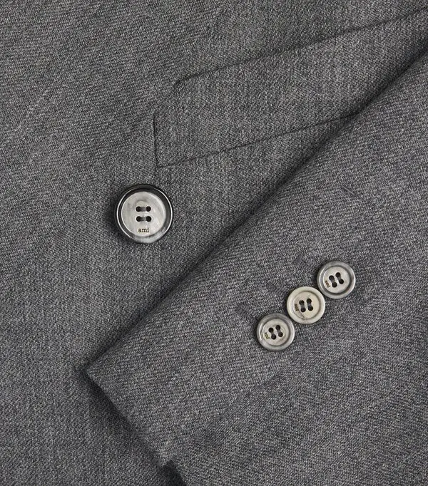 AMI Paris Wool Double-breasted Blazer