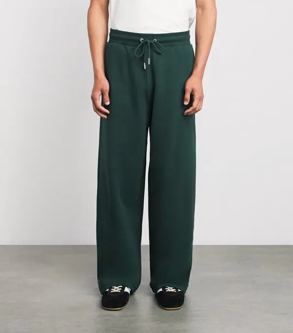 AMI Paris Stretch-cotton De Coeur Sweatpants