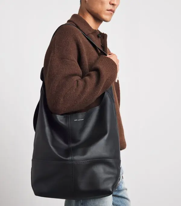 AMI Paris Leather Etienne Tote Bag