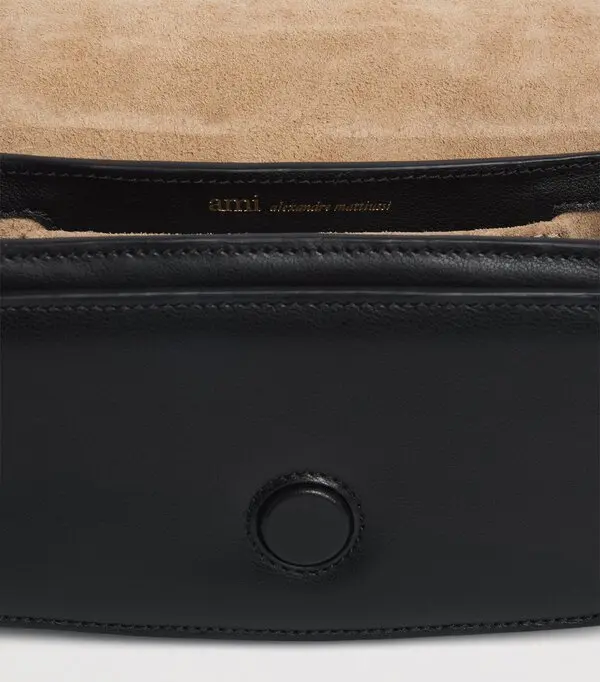 AMI Paris Leather Paris Paris Shoulder Bag