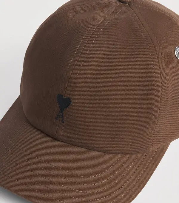 AMI Paris Embroidered Logo Baseball Cap