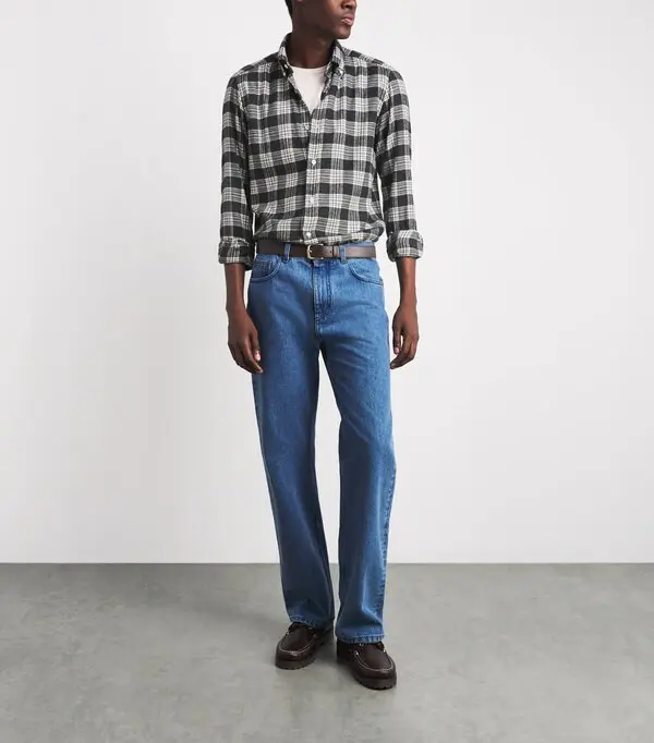 100HANDS Cotton Flannel Check Shirt