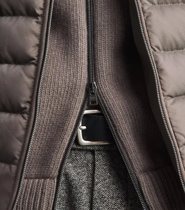 Herno Wool Quilted Hybrid Jacket