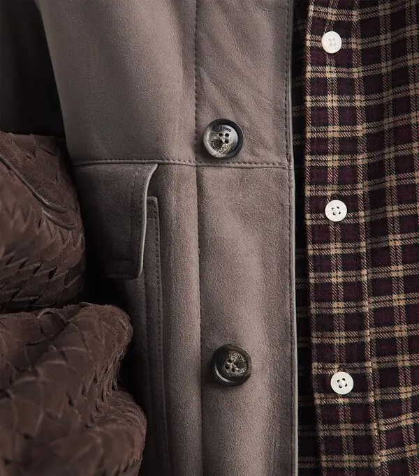 Herno Suede Bomber Jacket