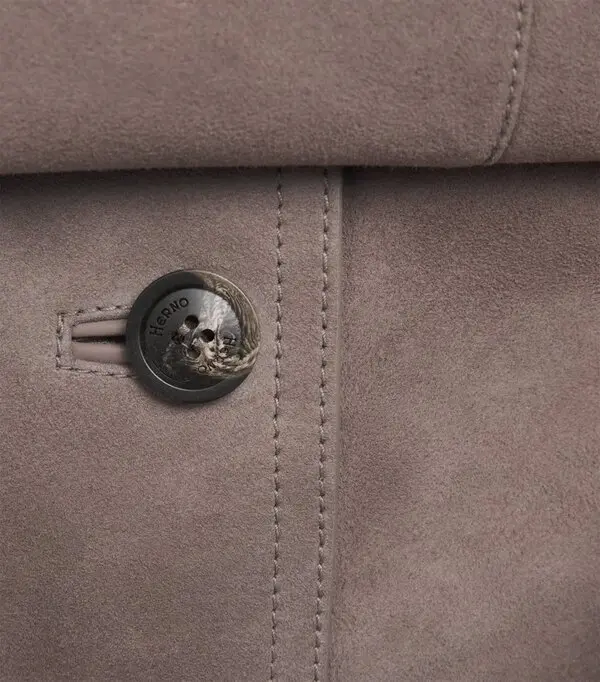 Herno Suede Bomber Jacket