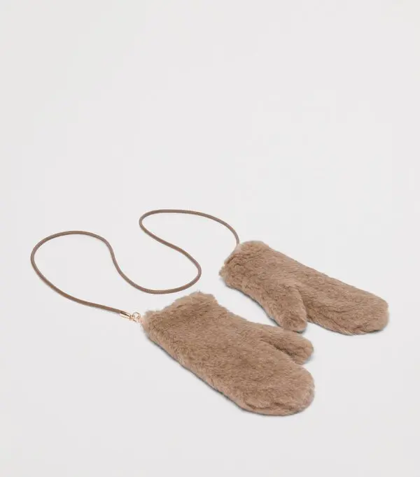 Max Mara Alpaca-wool-silk Mittens