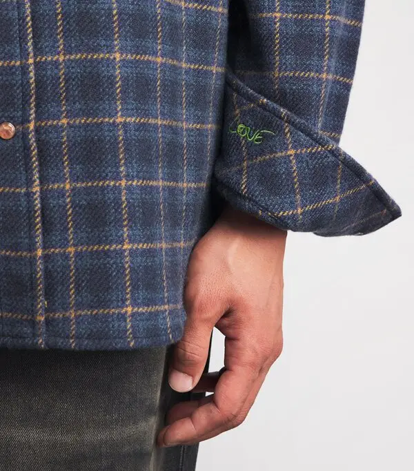 GOD'S TRUE CASHMERE Cashmere Check Rugged Explorer Shirt