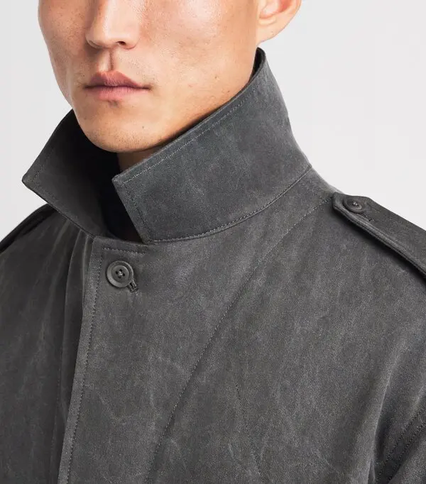 Yohji Yamamoto Cotton Twill Padded Jacket