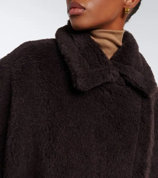 Max Mara Alpaca, Wool, And Silk Cape