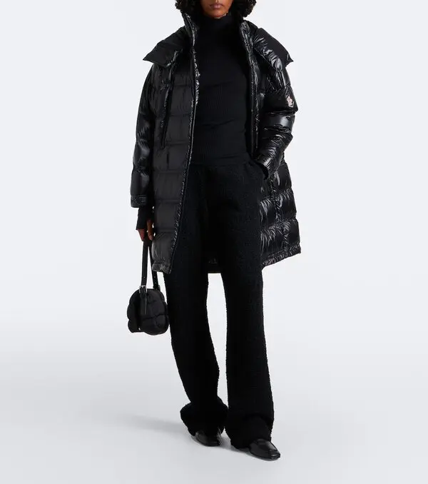 Moncler Rochelairs Hooded Down Coat - Black