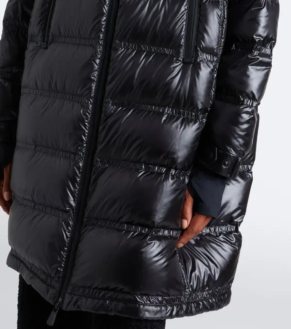 Moncler Rochelairs Hooded Down Coat - Black