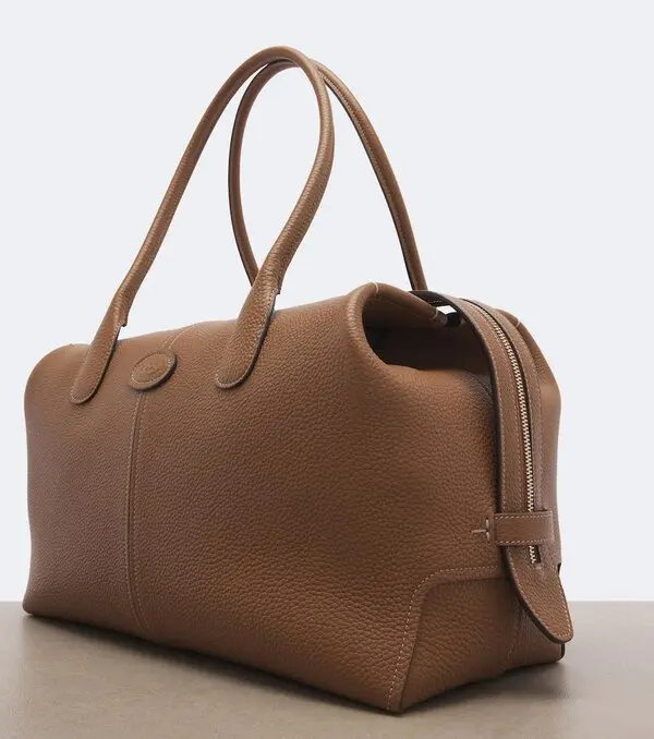 TOD'S Large Leather Bowling Bag