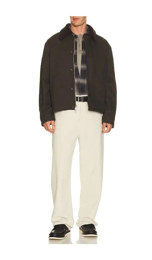 Joe's Jeans Canvas Jacket In Army