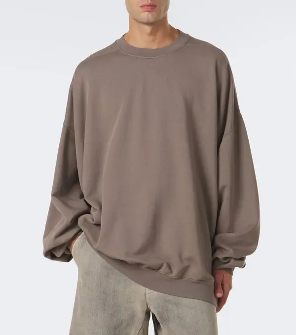 Rick Owens Hun Cotton Sweatshirt