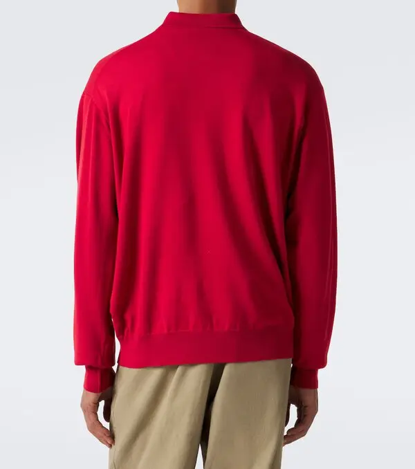 A.PRESSE Wool Polo Sweater
