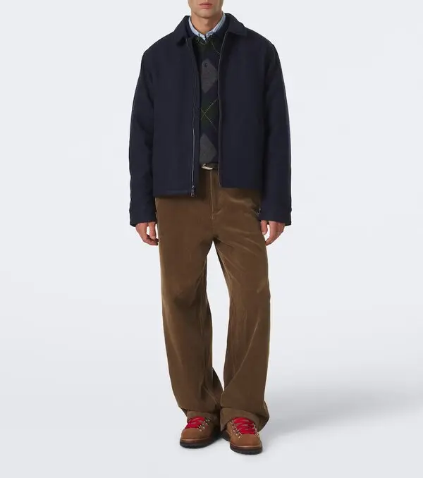 Polo Ralph Lauren Langdon Wool Tweed Blouson Jacket