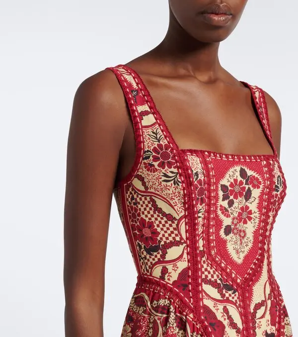 ALEMAIS Alémais Kenny Printed Midi Dress - Multicoloured