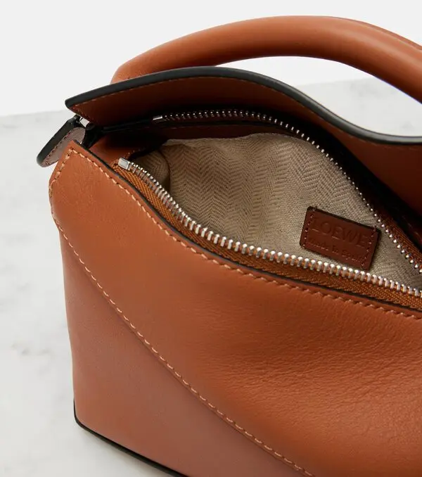 Loewe Puzzle Edge Mini Leather Tote Bag