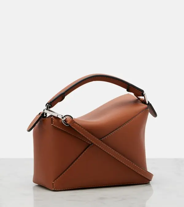 Loewe Puzzle Edge Mini Leather Tote Bag