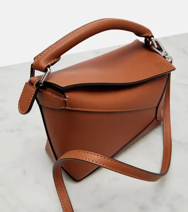 Loewe Puzzle Edge Mini Leather Tote Bag