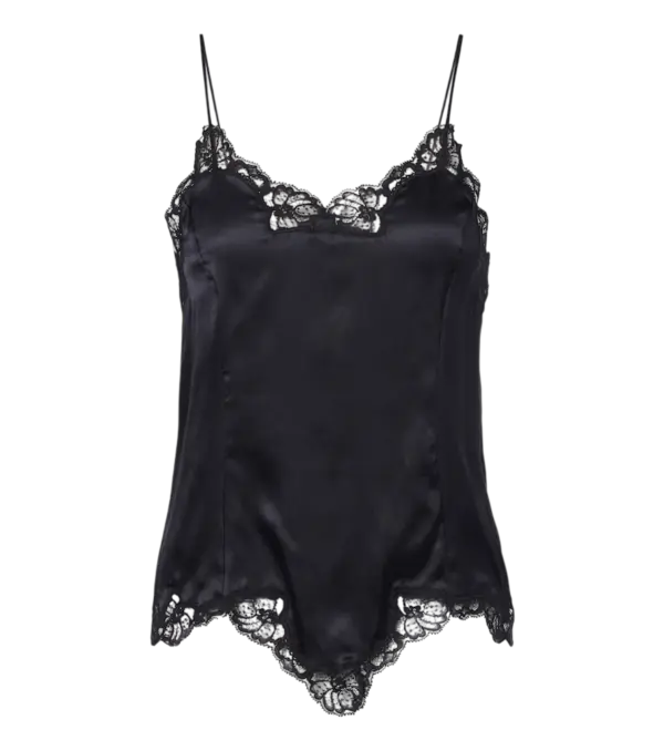 Isabel Marant Étoile Amael Silk-blend Satin Camisole - Black