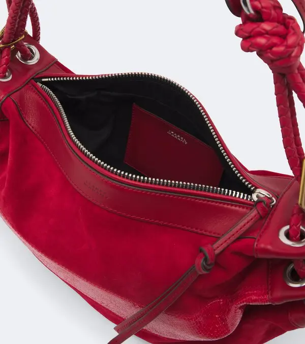 Isabel Marant Étoile Maia Medium Suede And Leather Shoulder Bag