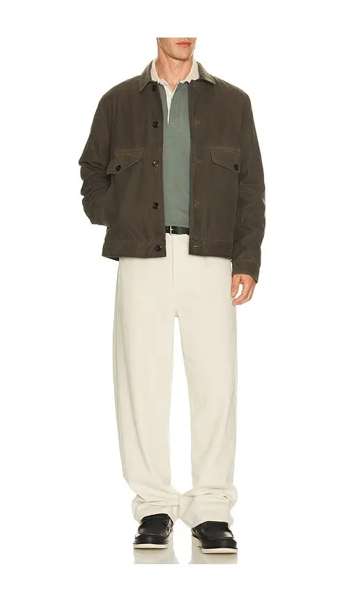 Marine Layer Waxed Trucker Jacket