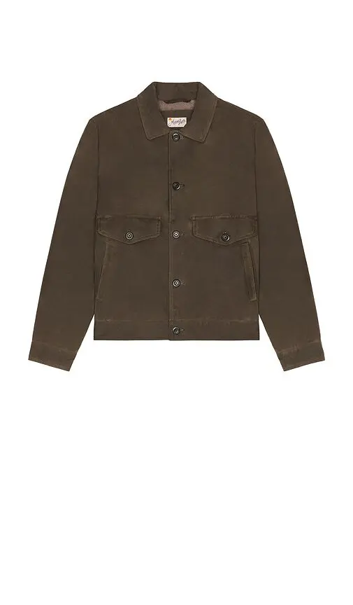 Marine Layer Waxed Trucker Jacket