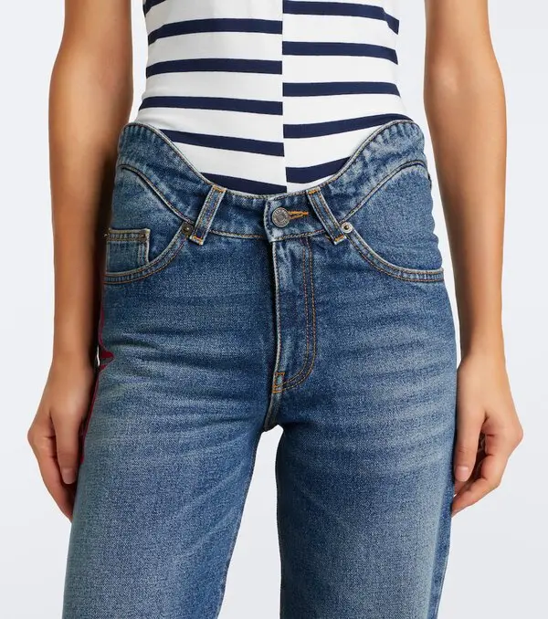 JEAN PAUL GAULTIER Faded Straight Jeans