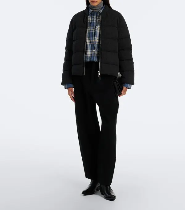 Jardin Des Orangers Cashmere Down Jacket - Grey
