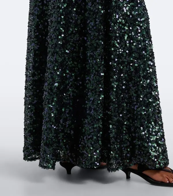 Christopher Esber Sequined Halterneck Gown