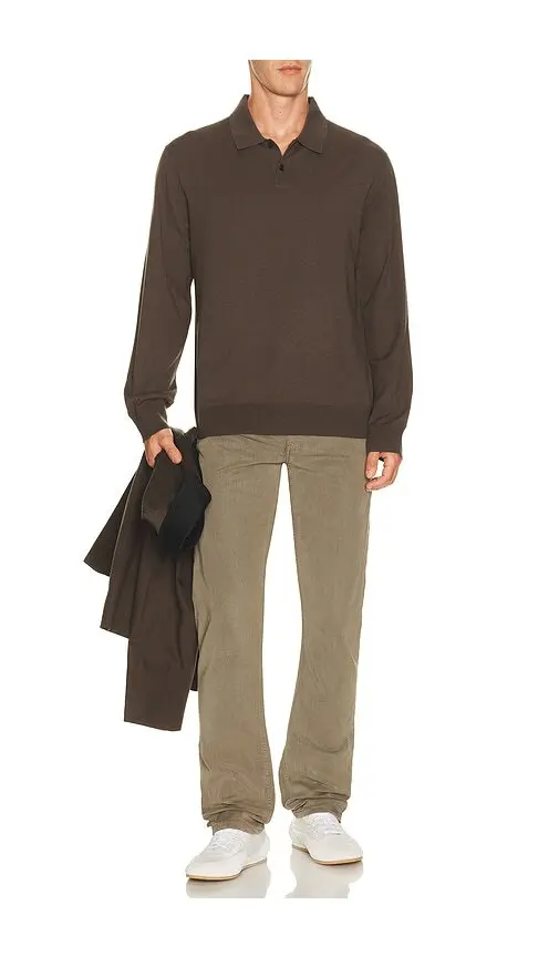 FRAME Modern Straight Jean In Olive - Soft Olive