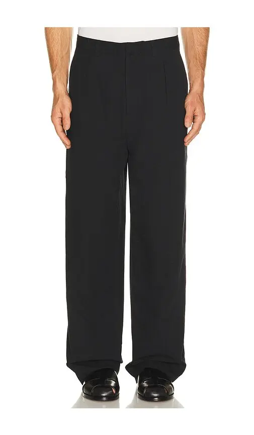 PALMES Wide Pleated Trousers