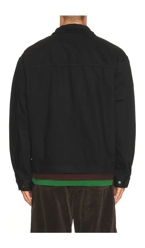VOWELS Garment Dyed Zip Up Jacket