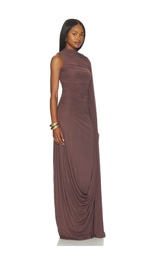 DEME BY GABRIELLA Maple Dress In Brown