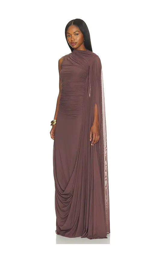 DEME BY GABRIELLA Maple Dress In Brown
