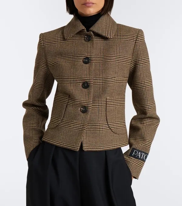 PATOU Prince Of Wales Check Jacket