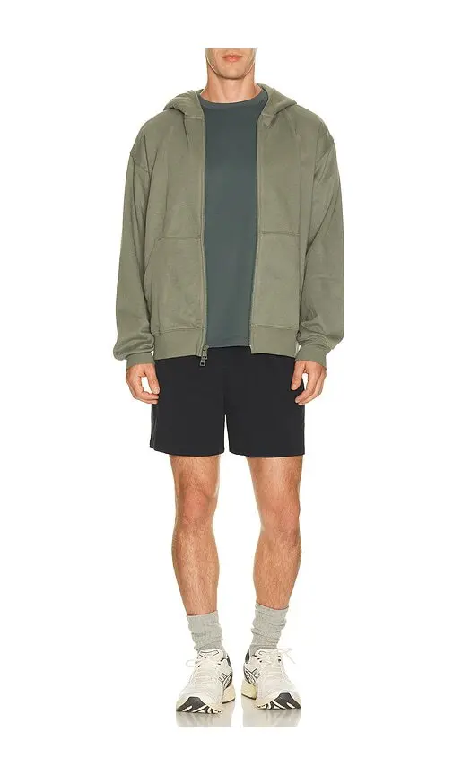 Beyond Yoga All In Active Tee In Army - Slate Green