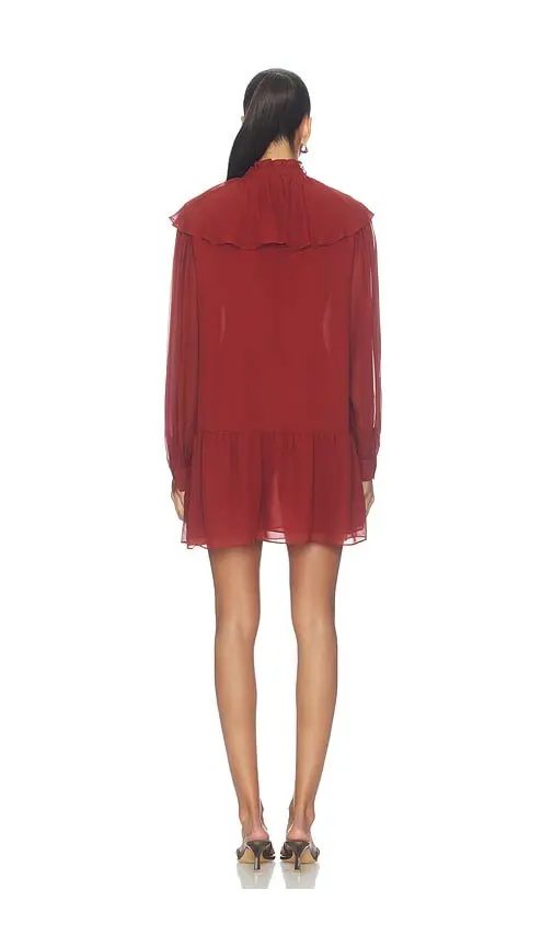 FRAME The Silk Soirã©e Dress In Brick