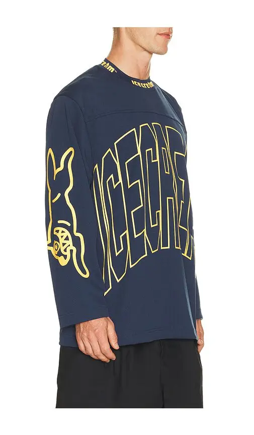 ICECREAM Returner Long Sleeve Tee In Blue
