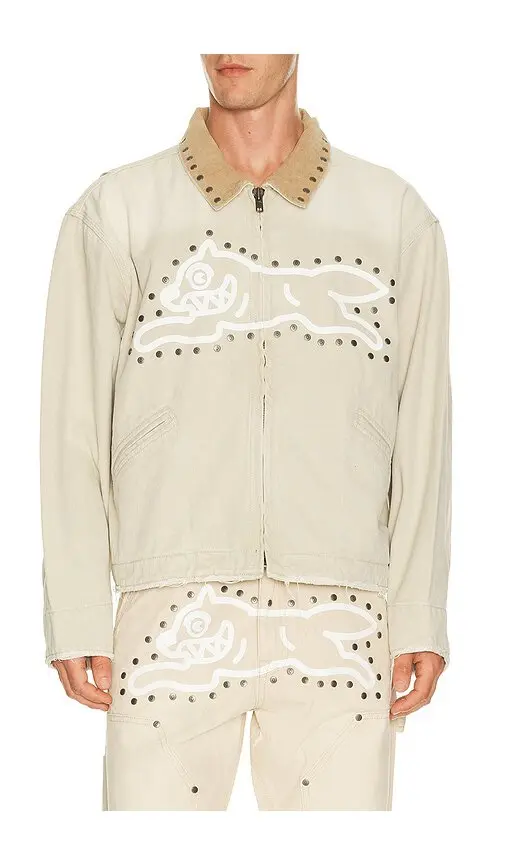 ICECREAM Chute Jacket In Brown