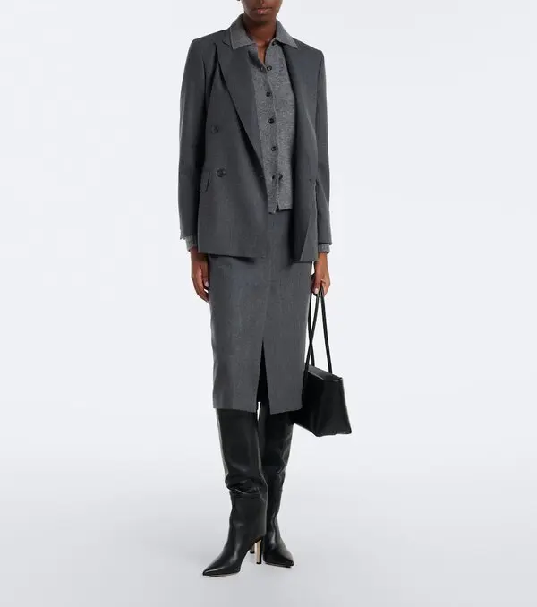 Max Mara Wool-blend Pencil Skirt